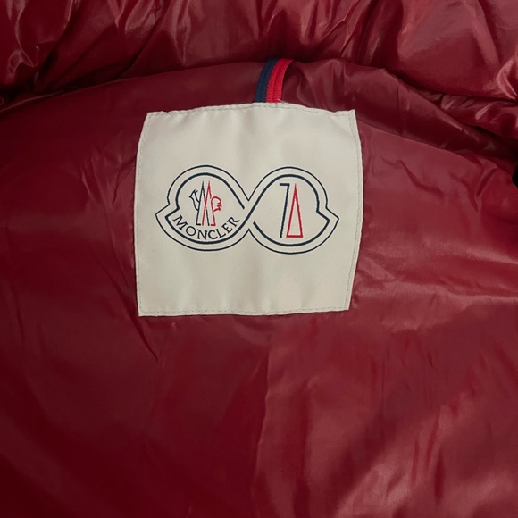 Moncler | Jackets & Coats | Moncler Jacket Red And Black Size Medium ...
